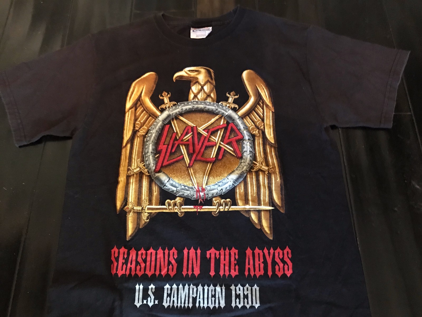 Slayer Seasons In The Abyss Promo Tour Shirt Size Sma… - Gem