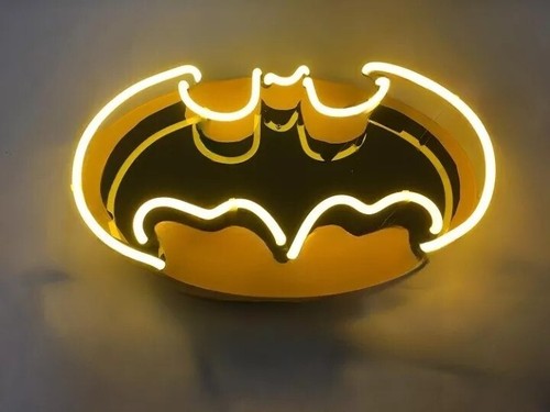 20" Batman Bat Flex LED Neon Sign Light Lamp Bar Club Pub Garage Man ...