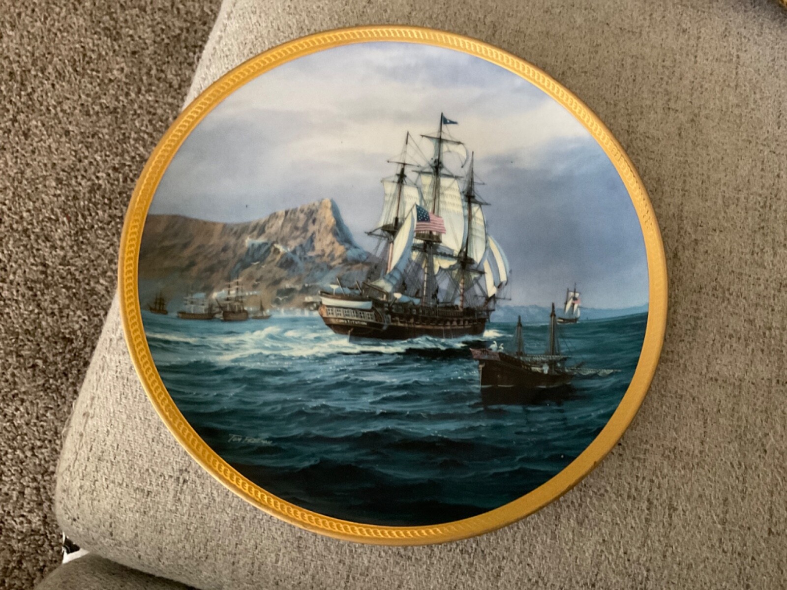 1987 America's Greatest Sailing Ships Tom Freeman Plate | eBay