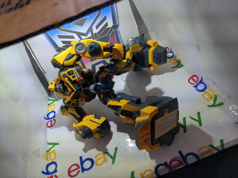2006 Hasbro Transformers Movie Cyber Stompin Bumblebee 11" Loose Action ...