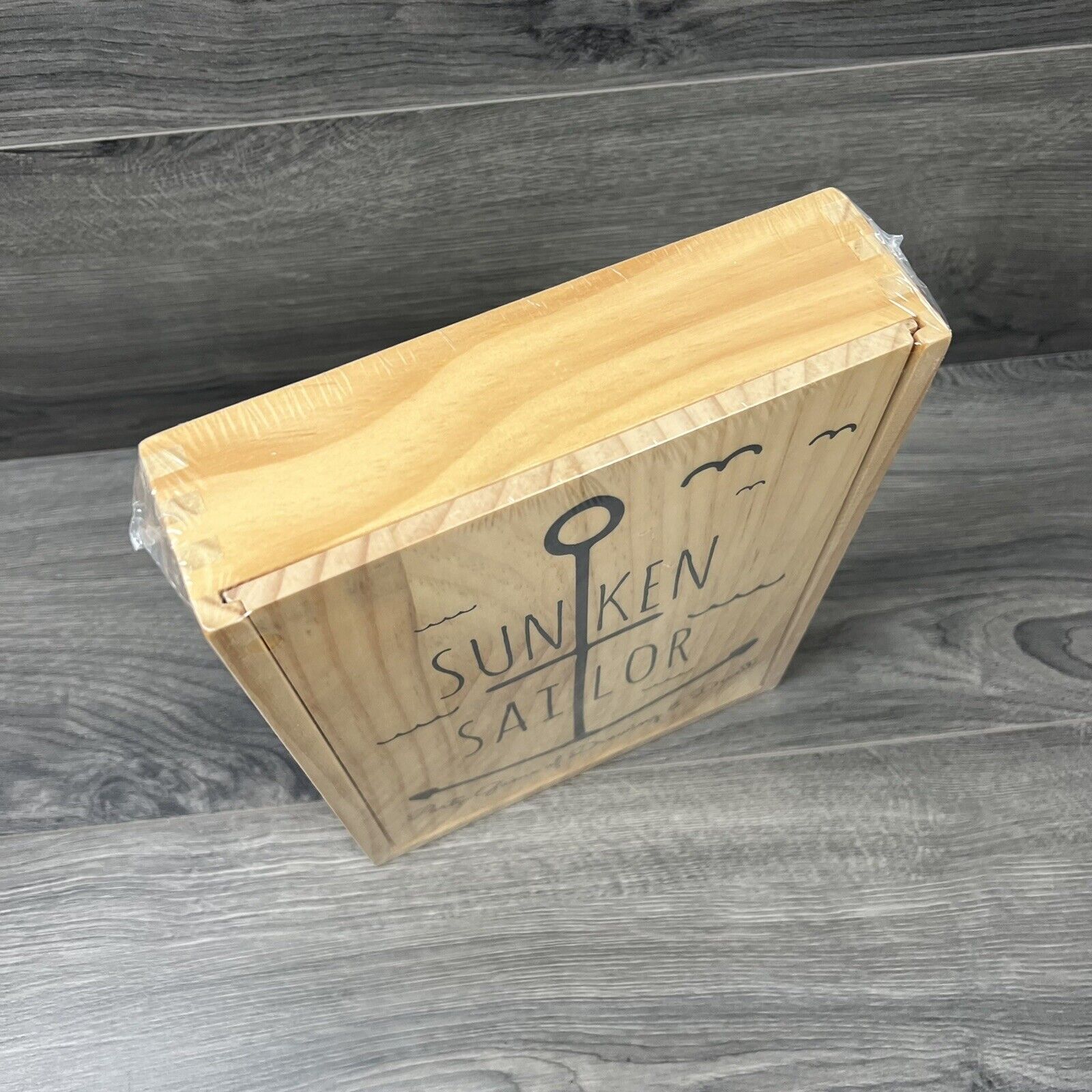 Sunken Sailor Board Game Party Game of Drawing and Deceit Wooden Box ...