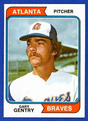 1974 Topps Baseball Set Break # 415 Gary Gentry Atlanta Braves EX | eBay