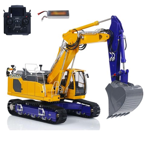 1/14 LESU 3 Arms RC Hydraulic Tracked Digger LR945 RTR Remote Control ...