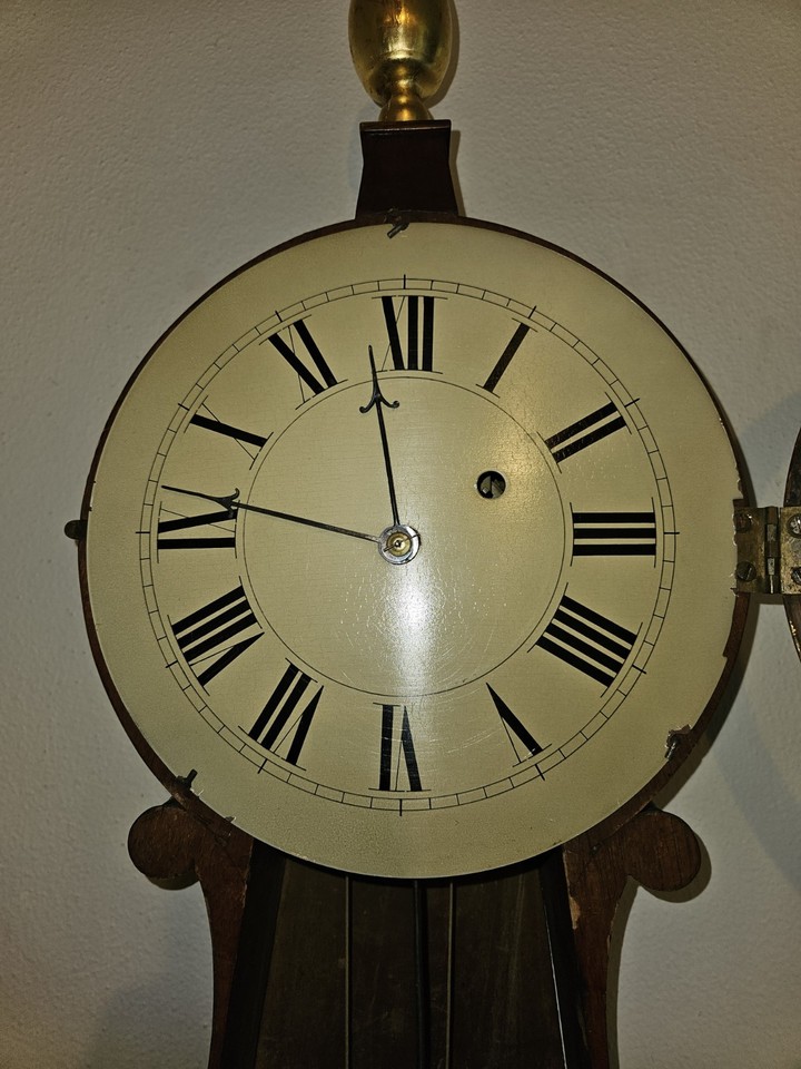 Antique American Lyre Style Banjo Clock | eBay