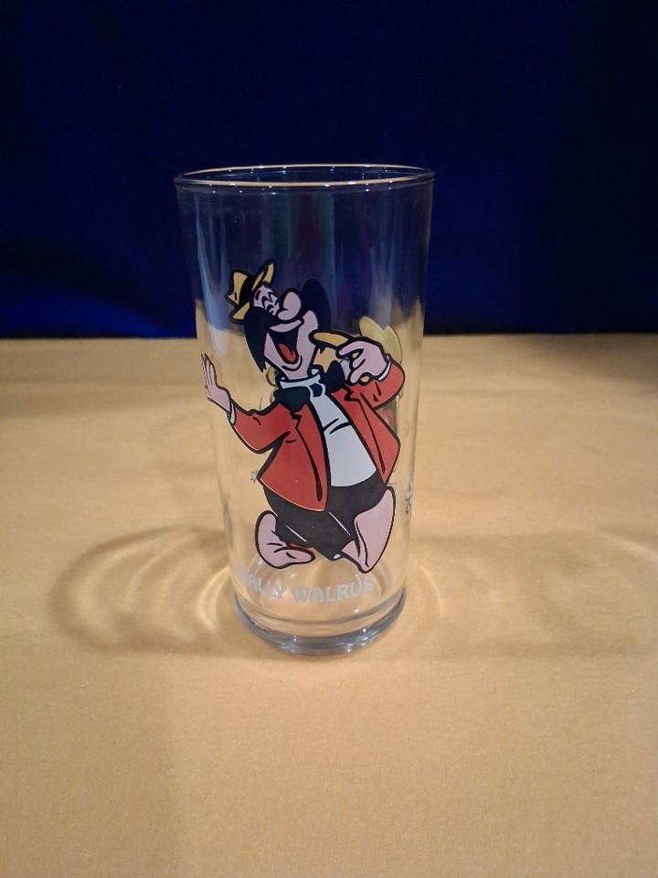 Vintage Homer Pigeon & Wally Walrus Double Character Walter Lantz Glass ...