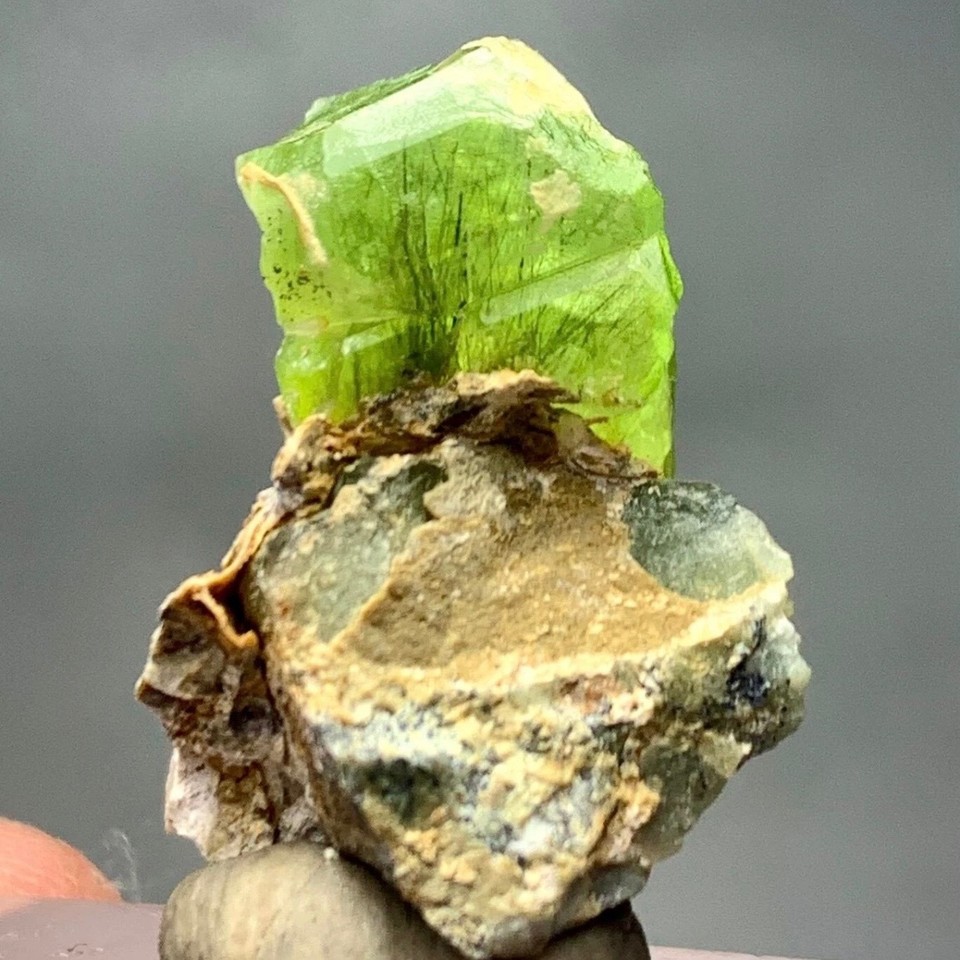29 Carat's Terminated Peridot crystal with Rotail Specimen From ...
