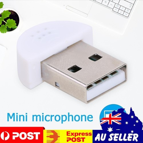 Mini USB Microphone MIC Audio Adapter Direct Connect for PC (White) | eBay