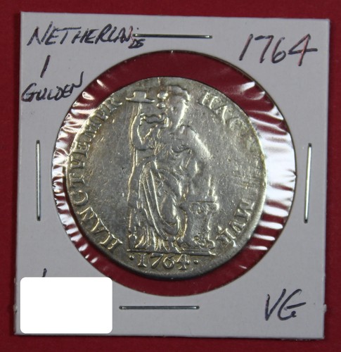 1764 NETHERLANDS ONE GULDEN COIN *SILVER* | eBay