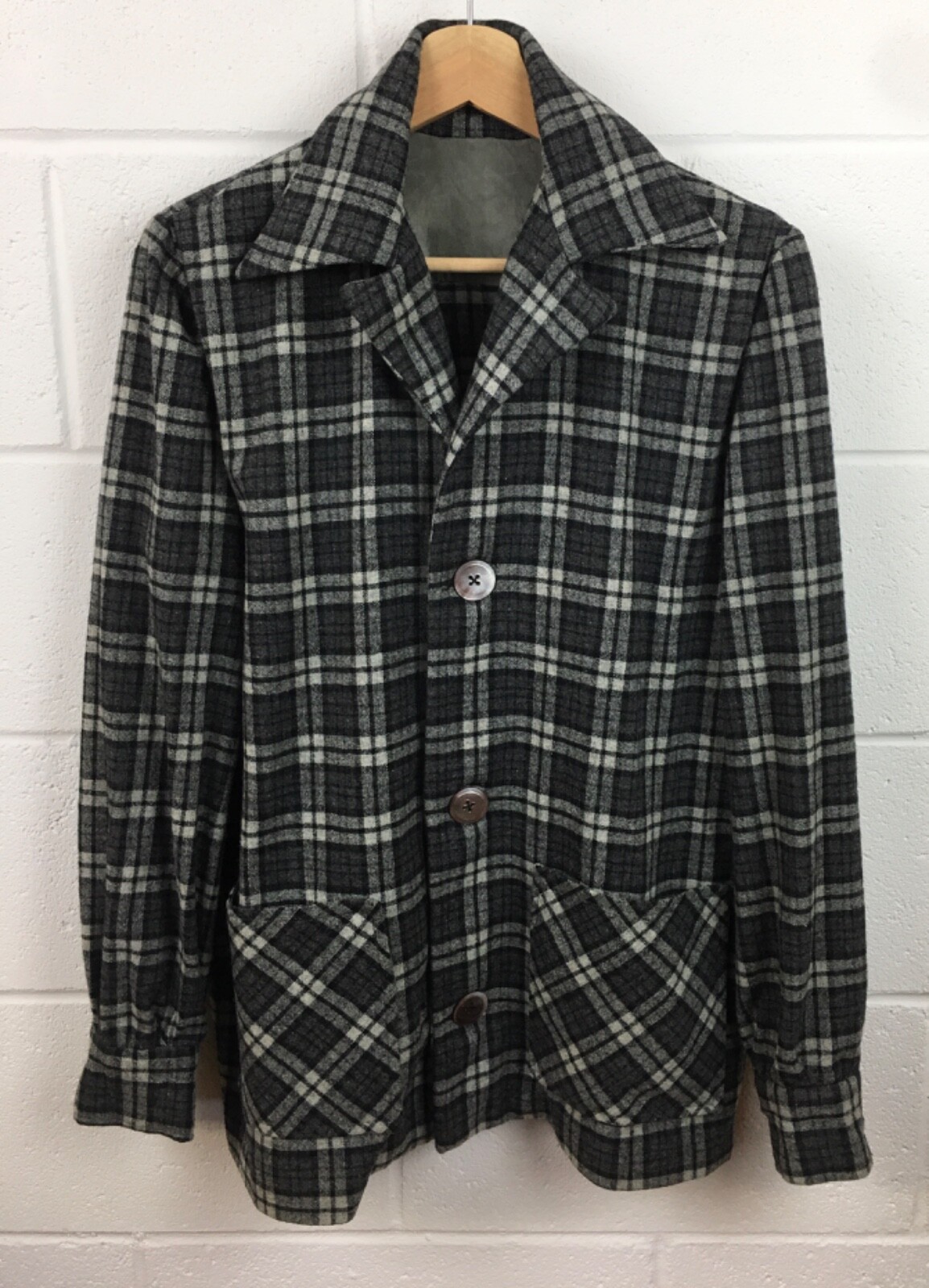 Vintage 40s/50s Wool Plaid Pendleton Style 49er Jacket Sm/Med | eBay