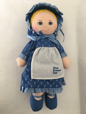 Vintage 1986 NEW Dakin Blue Bonnet Sue Advertising Doll Promotion | eBay