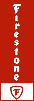 Firestone Tires Vertical Marquee New Metal Sign: Ships Free - 6 x 18 ...