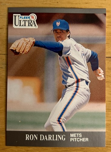 1991 Fleer Ultra Ron Darling Baseball Card #214 Mets Pitcher VGEX | eBay