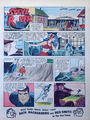 Steve Roper & Mike Nomad by Overgard - full tab page Sunday comic, Aug ...