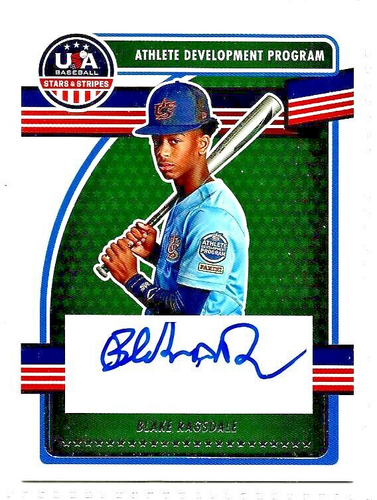 2023 Panini USA Baseball Stars & Stripes - USA Athlete Development ...