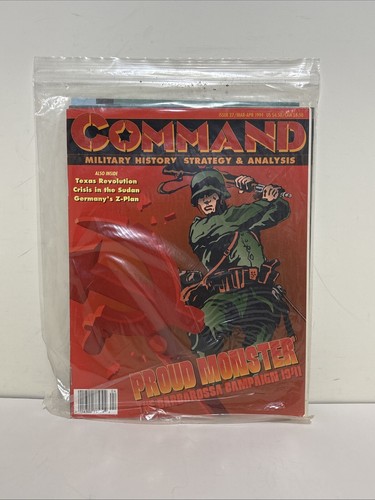 Command Magazine 27 1994 with game Proud Monster UNPUNCHED Wargame | eBay
