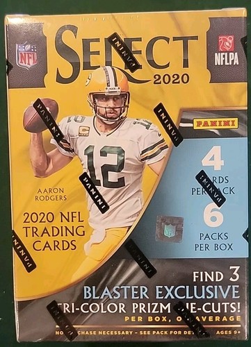 2020 Panini Select NFL Football Blaster Box Tri-Color Prizms Factory ...