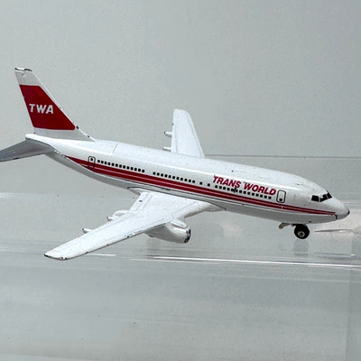 Ertl Trans World Airlines Boeing 737-200 Airplane Model Diecast TWA ...