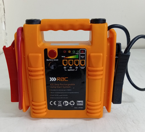 RAC 400 Amp Rechargeable Jump Start System - For Car Batteries up to ...