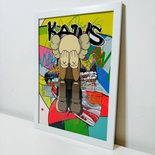 KAWS 46 Bearbrick (A4 size) with white border poster | eBay