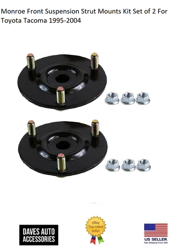 Front Suspension Strut Mounts Kit Fits 1995-2004 Toyota Tacoma -Pack Of ...