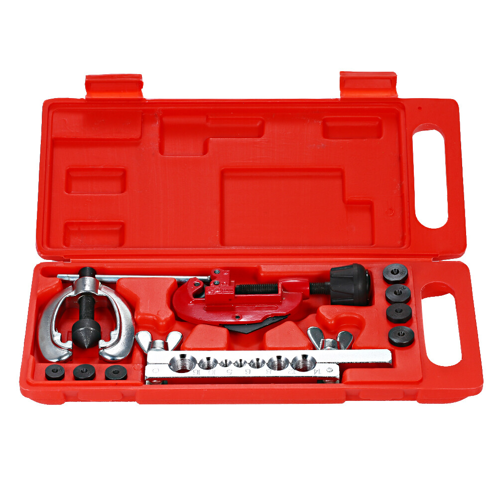 Double Flaring Brake Line Tool Kit Tubing Mini Pipe Cutter for Car ...
