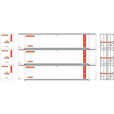 Athearn ATH17304 48' Container - XTRA #1 (3) N Scale | eBay