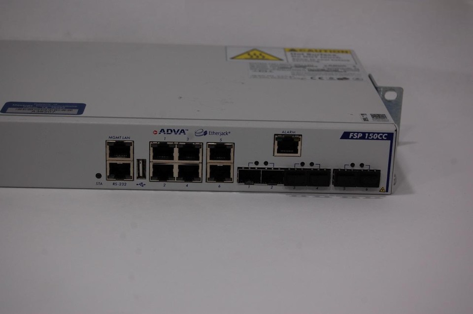 ADVA FSP150CC EtherJack Optical Networking Carrier Ethernet Switch ...