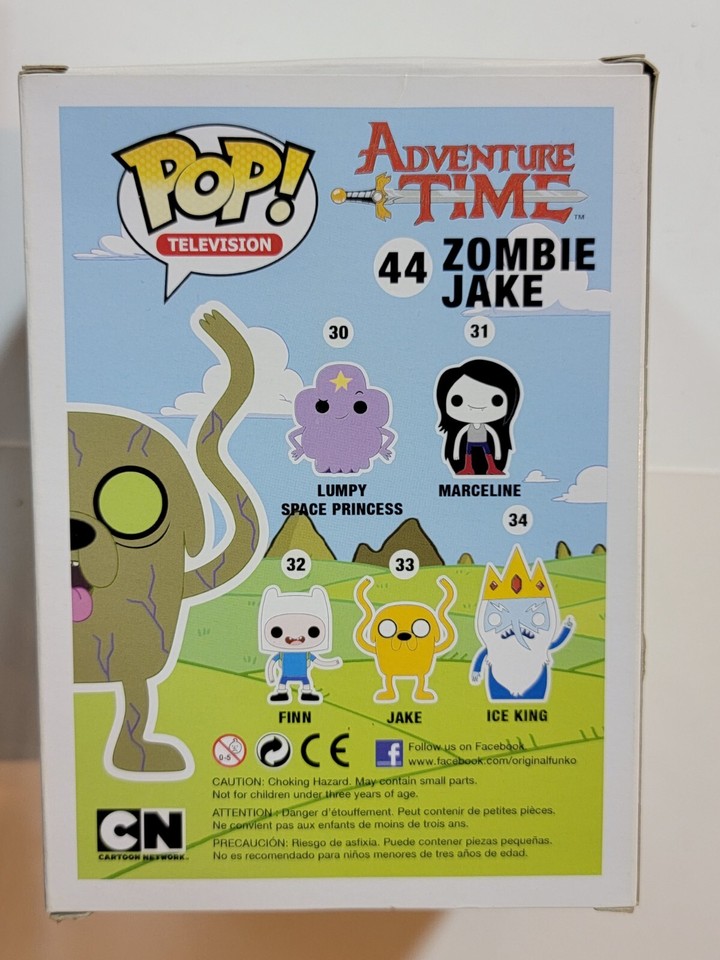 Adventure Time Zombie Jake Pop! Vinyl Figure #44 Funko SDCC 1000pc | eBay
