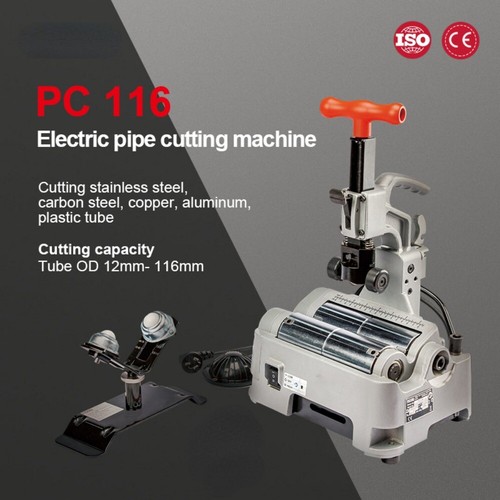 Handheld Pipe Cutting Machine 12-116mm PVC/PP/PE Pipe Cutter Sawing ...