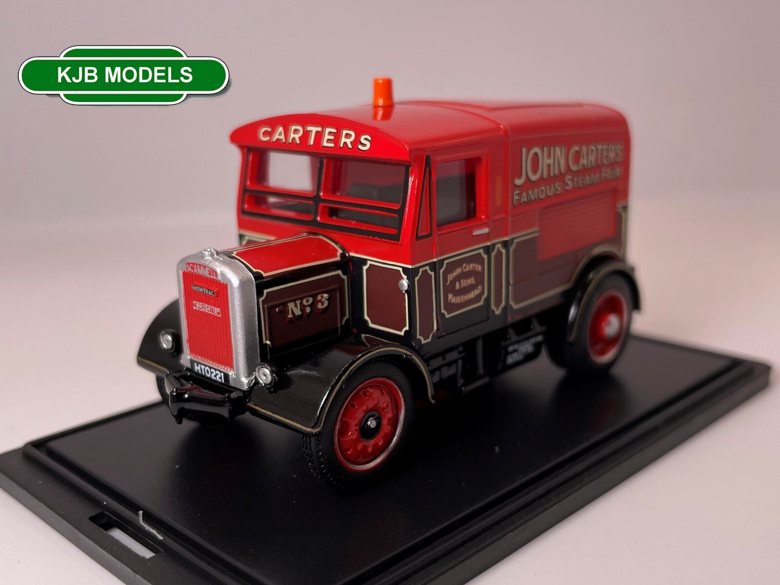 BNIB OO GAUGE OXFORD 1:76 76SST008 Scammell Showtrac Carters Steam Fair ...