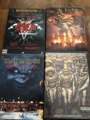 Lot of 8 rock dvds music concerts lot | eBay
