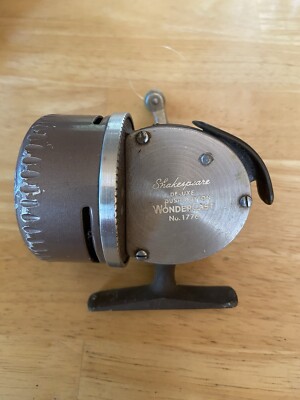 Shakespeare deluxe push-button wondercast wonder cast no. 1776 reel ...