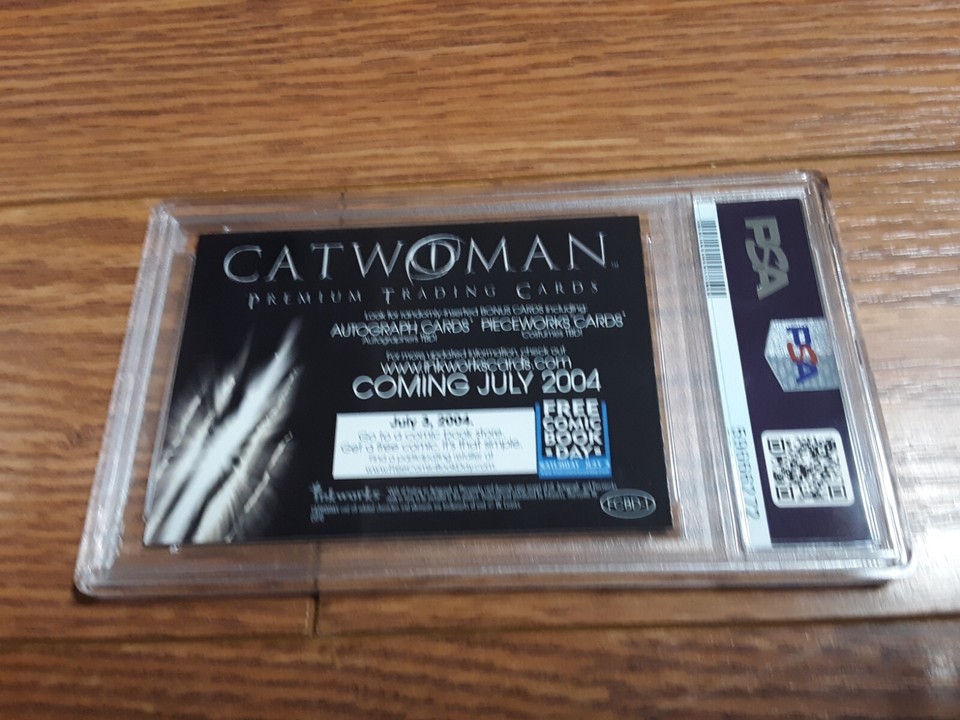 2004 Inkworks Catwoman Movie Hologram Card PSA 9 *POP 1 NONE HIGHER ...