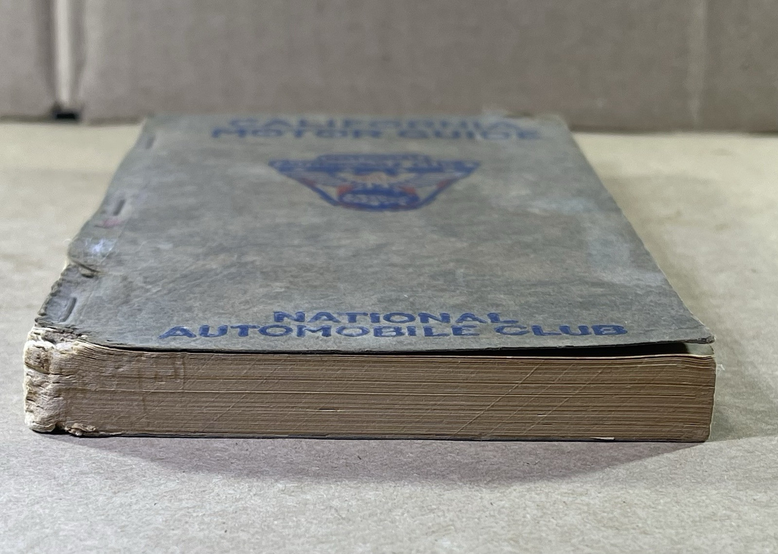 1929 National Automobile Club NAC California Motor Guide Gazetteer Maps ...