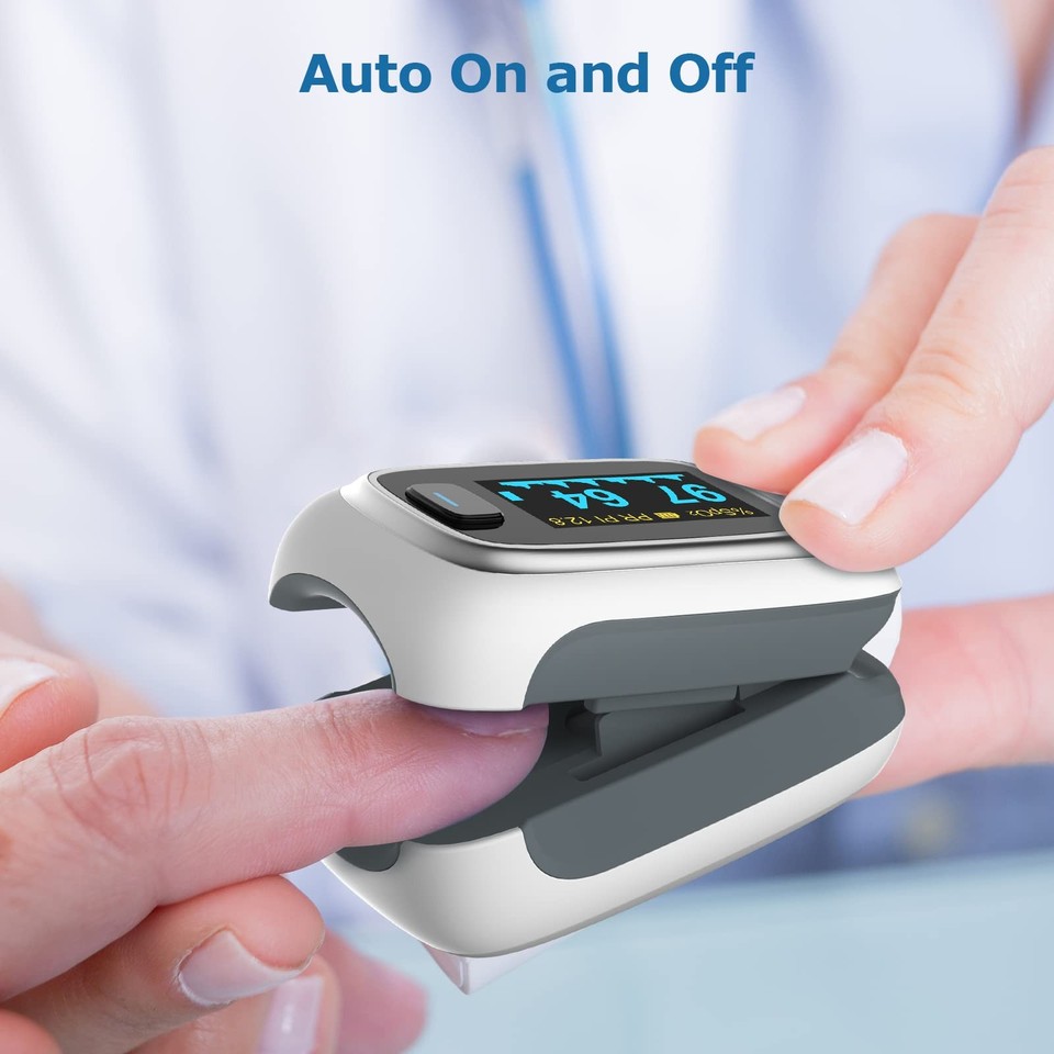 Vibeat Fingertip Pulse Oximeter, Blood Oxygen Saturation Monitor| O2 ...