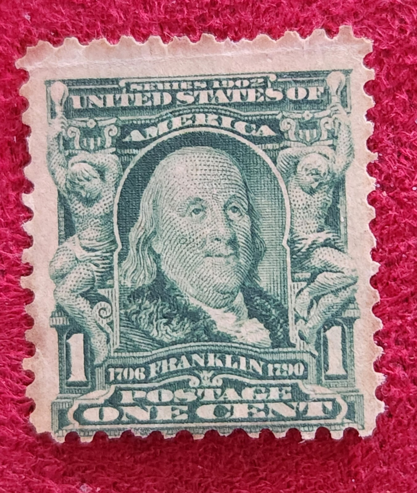 BEN FRANKLIN 1903 UNUSED ONE CENT STAMP | eBay