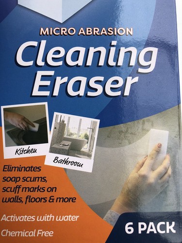 Magic Cleaning Eraser Spot Cleaner Cleaning Block Removes Grime & Marks ...
