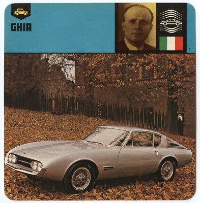 Ghia - Bodywork Design Edito Service SA Auto Rally Card | eBay