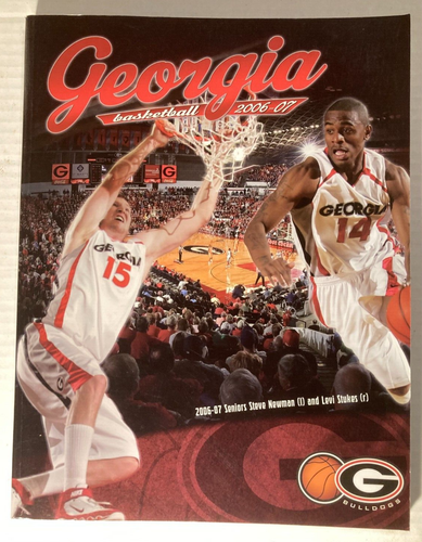 2006-07 Media Guide GEORGIA BASKETBALL Dogs UGA w/ Steven Newman, Levi ...