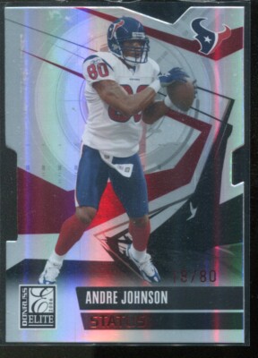 Rare 2006 Donruss Elite Status #38 Andre Johnson Card 18/80 | eBay