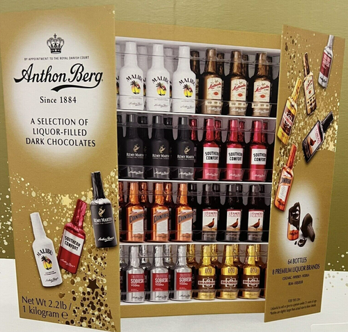 Anthon Berg Liquor Chocolate Dark 64 Pieces 1kg Bulk Gift Box | eBay