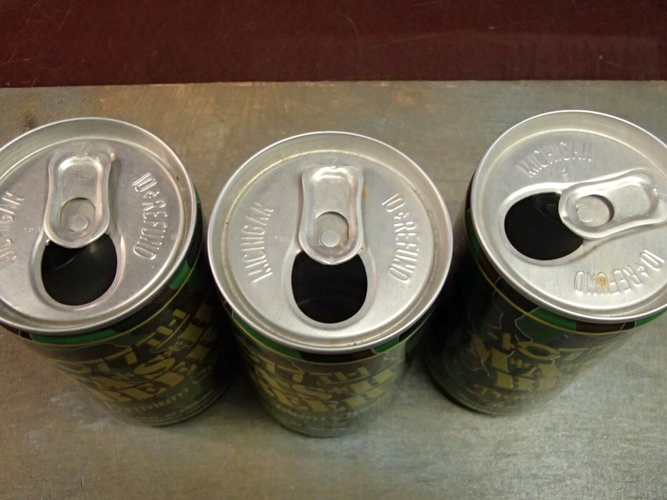 THREE MASH 4077TH PREMIUM ALUMINUM BEER CANS EMPTY-NO RUST/DENTS M*A*S ...