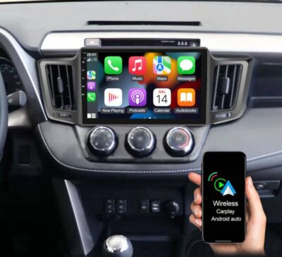 For Toyota RAV4 2013-2018 Android Apple Carplay Car Stereo Radio GPS ...