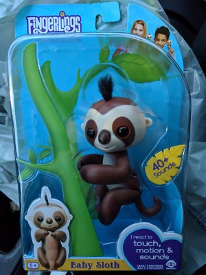 Wowwee Authentic Fingerlings Sloth Kingsley Walmart Exclusive, Rare ...