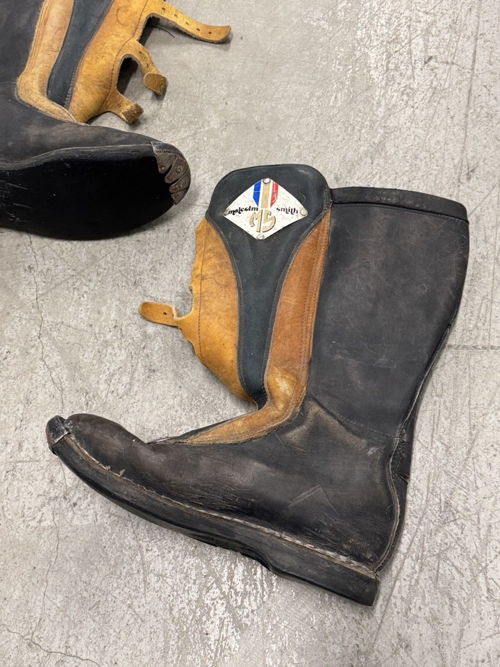 Alpinestars Malcolm Smith Vintage Motocross Boots Black Men’s Size 12 ...