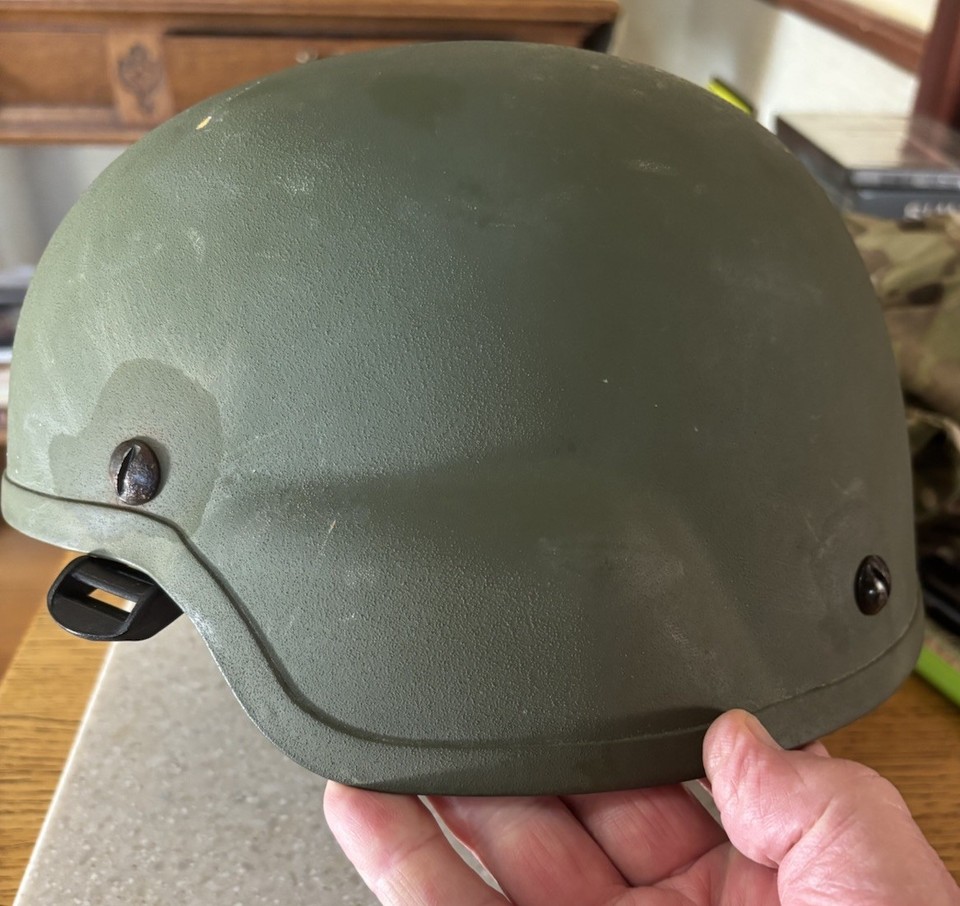 MSA Advance Combat Helmet- Large- 11-2004. Made With Kevlar | eBay