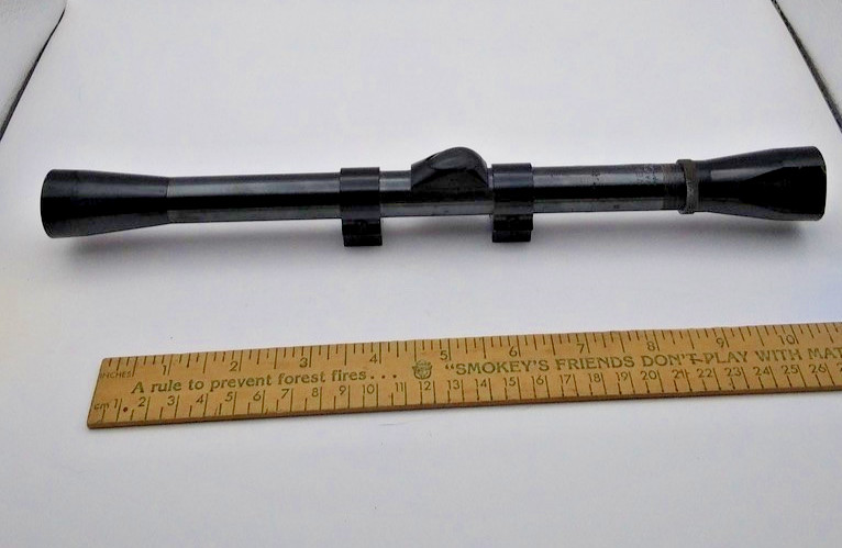 VTG 3/4" Weaver Marksman 4X Rifle Scope W/ Fine Crosshair Reticle | eBay