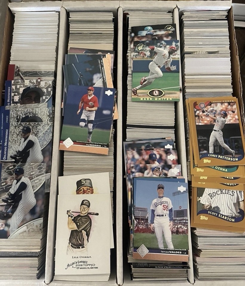 Medium Flat Rate Box of Baseball cards - 1995 to Modern *No JUNK Wax ...
