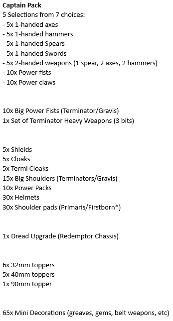 Captain Upgrade Kit - Primal Hounds - Grey Tide Studios | eBay