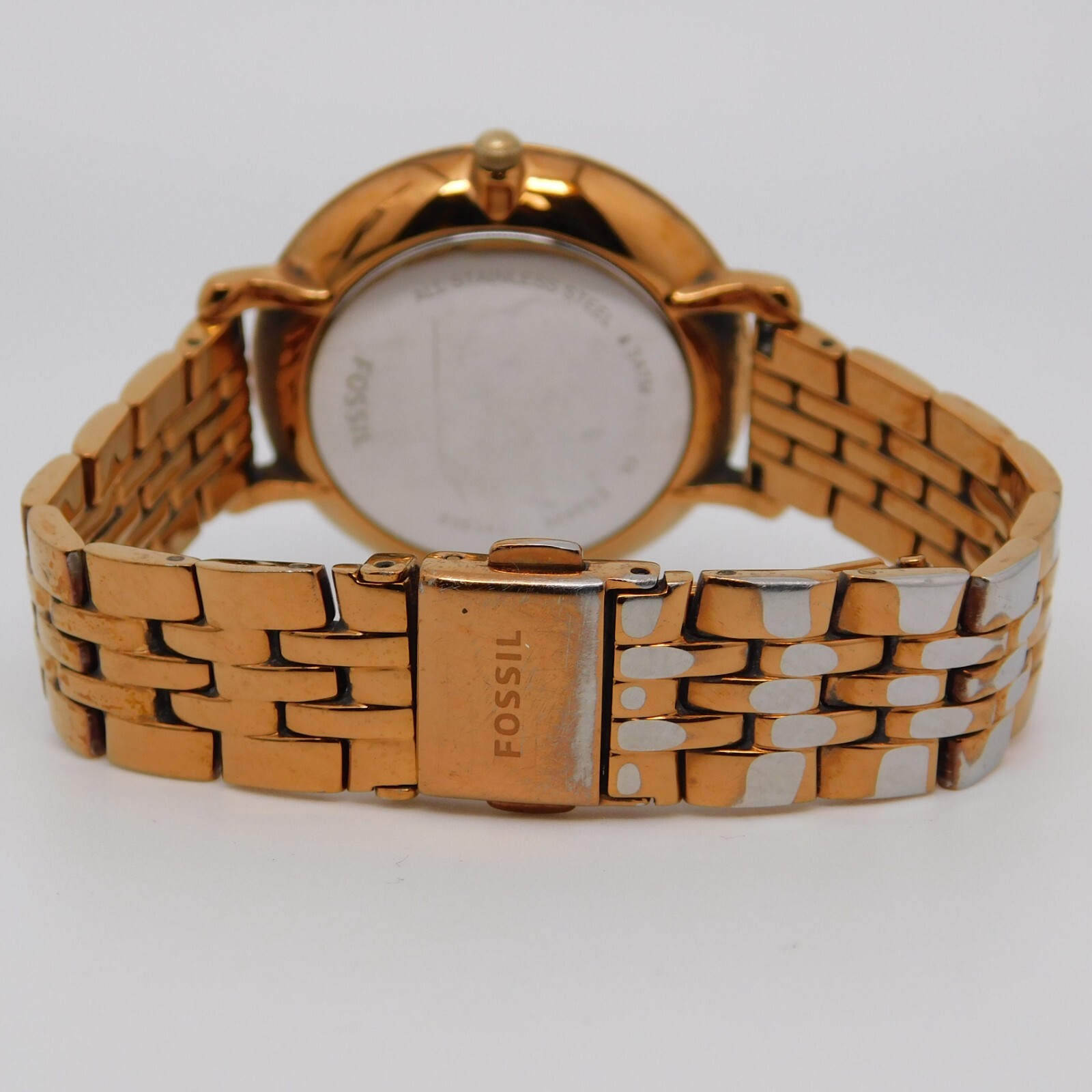 Fossil ES3435 Womens Jacqueline Rose Gold Watch 36mm for sale online | eBay